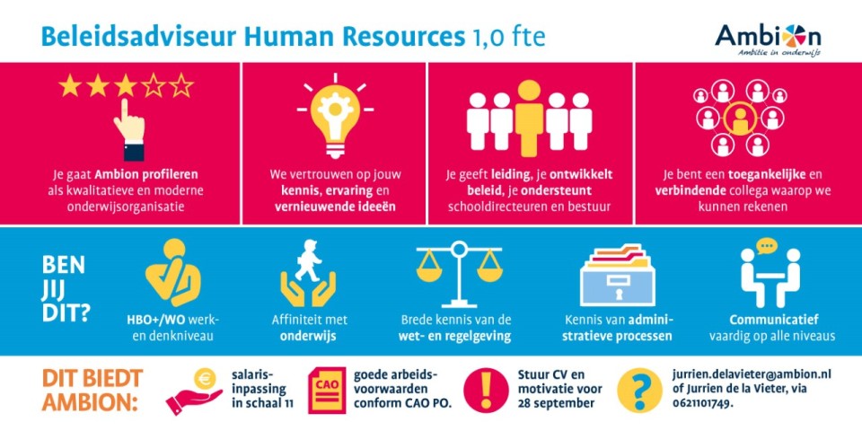 Ambion, vol vertrouwen de wereld tegemoet